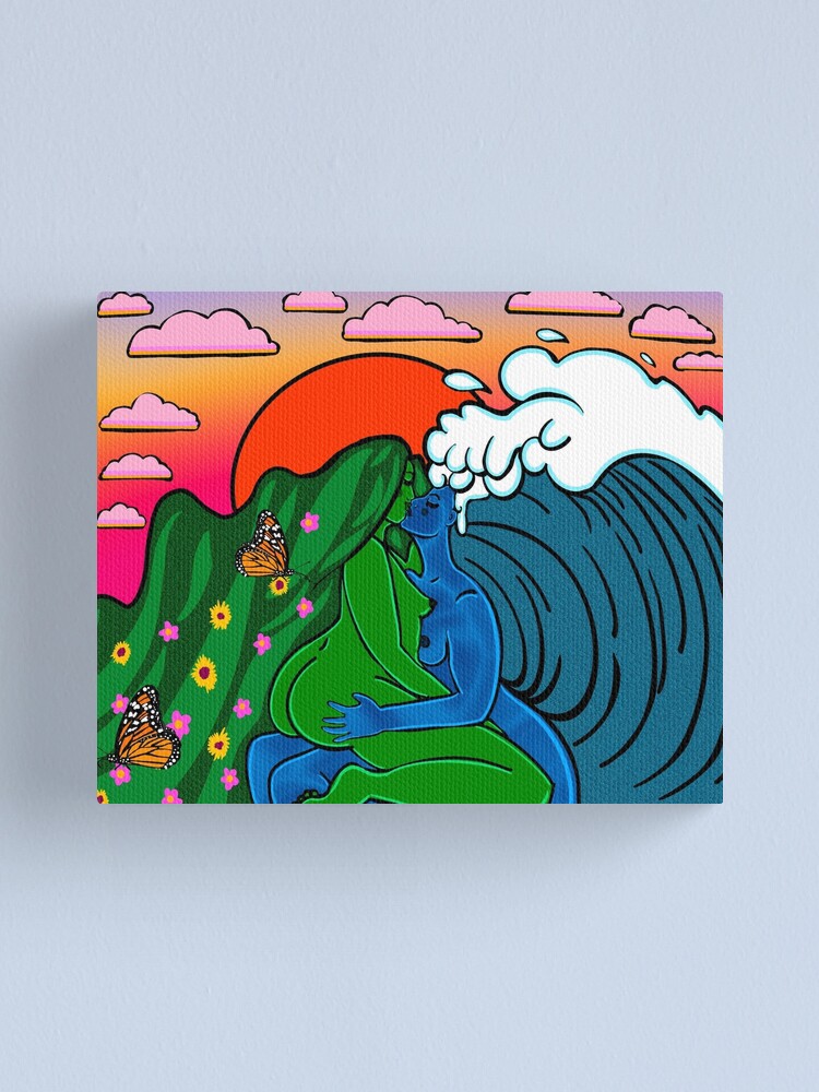 "elemental love" Canvas Print for Sale by natalieweinberg | Redbubble