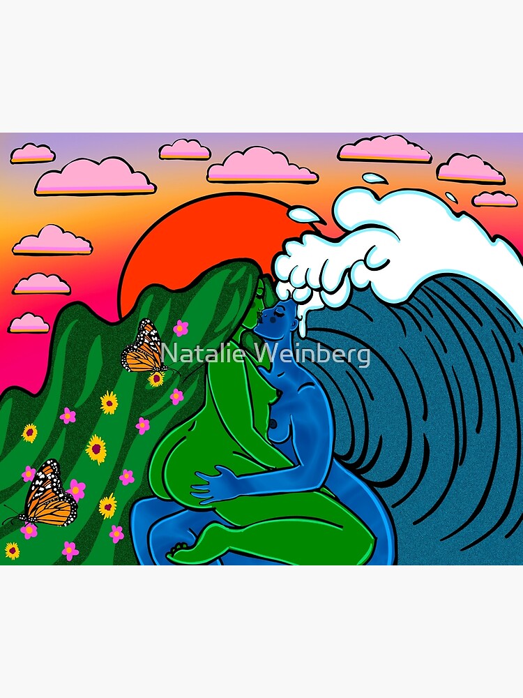 "elemental love" Canvas Print for Sale by natalieweinberg | Redbubble