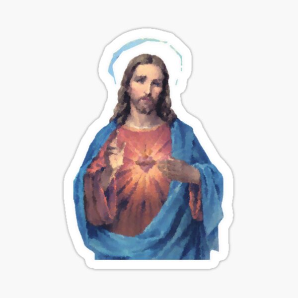 "Jesus Christ" Sticker for Sale by AmandaAthena1 | Redbubble