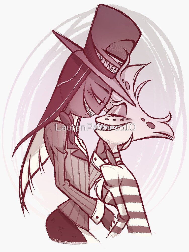 "Sir Pentious x Angel Dust Sirdust Ship" Sticker for Sale by ...