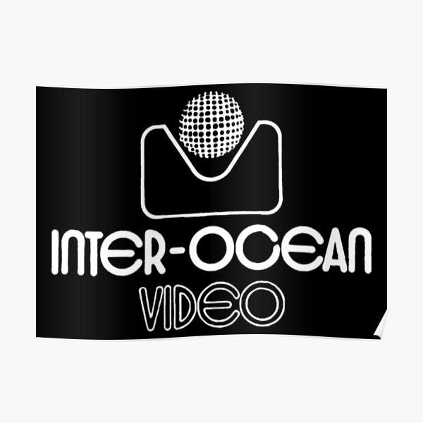 "INTEROCEAN Retro VHS Video Label" Poster for Sale by LaTerruer | Redbubble