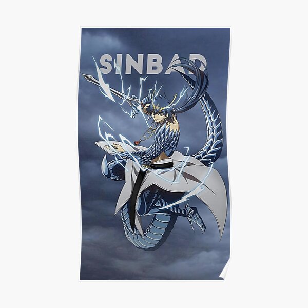 "sinbad" Poster for Sale by sairarose4 | Redbubble