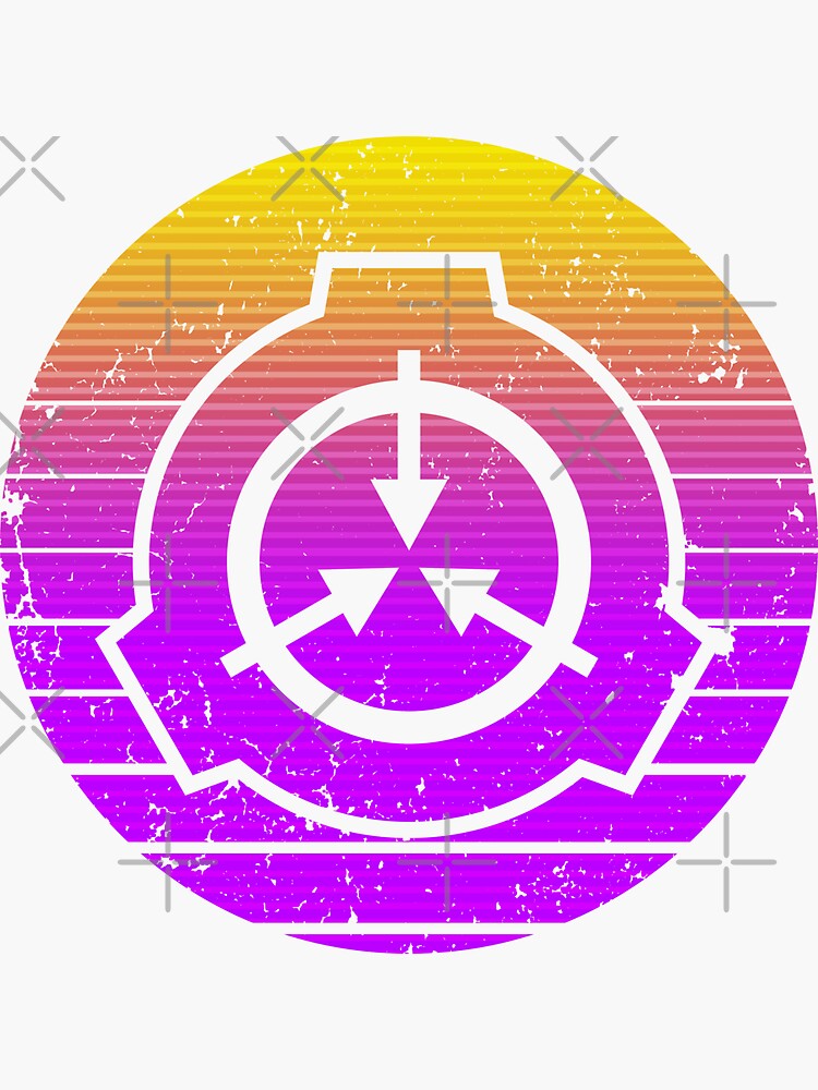 "SCP Retro Sun" Sticker for Sale by CCCDesign | Redbubble
