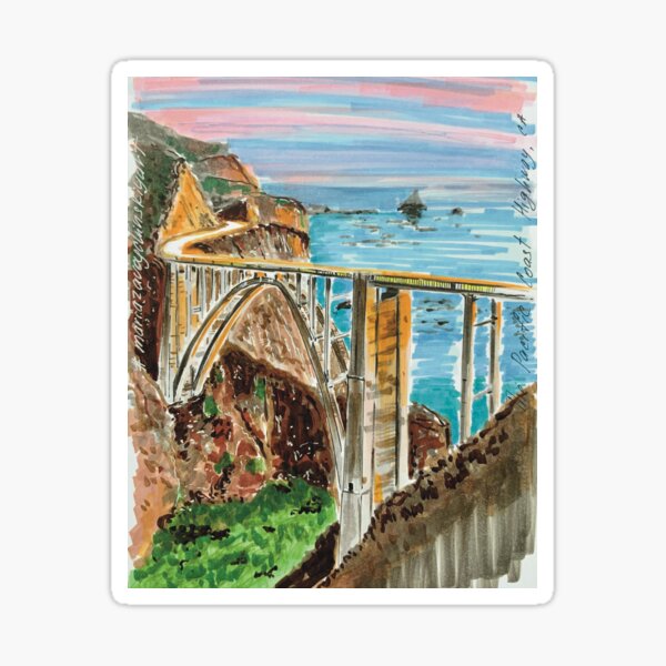 "Ocean view " Sticker for Sale by Mashusha-art | Redbubble