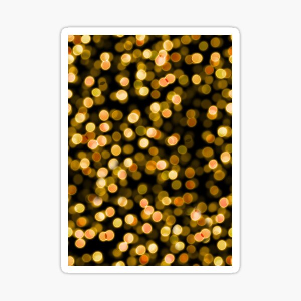 "Gold Bokeh" Sticker by mkphotos17 | Redbubble