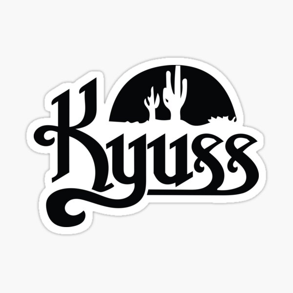 "Kyuss" Sticker for Sale by tarekmarzouki | Redbubble