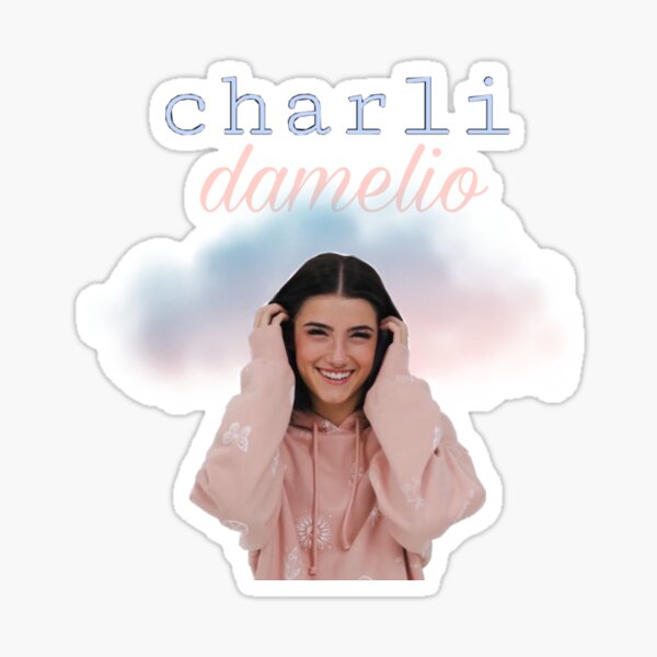 "Charli Damelio " Sticker for Sale by TrinsArt | Redbubble