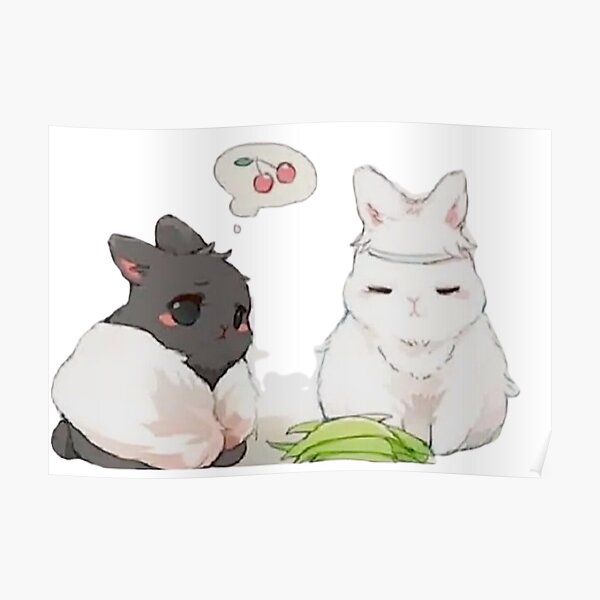 "The Untamed Bunny Version" Poster by judysic | Redbubble