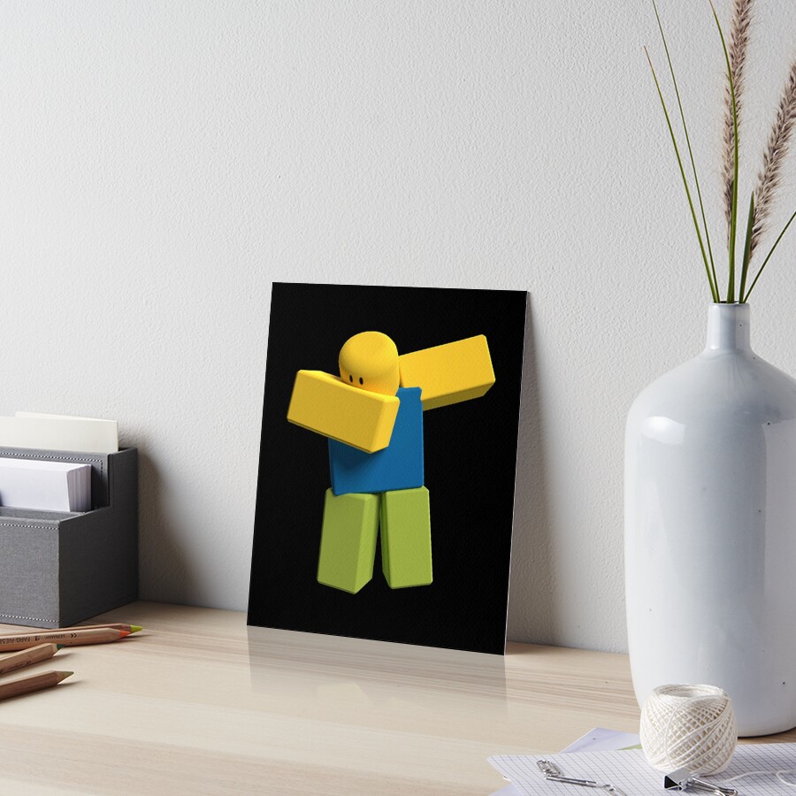 "Roblox Dabbing Dancing Dab Gaming Noob HQ 2020 Gift For Gamers" Art ...