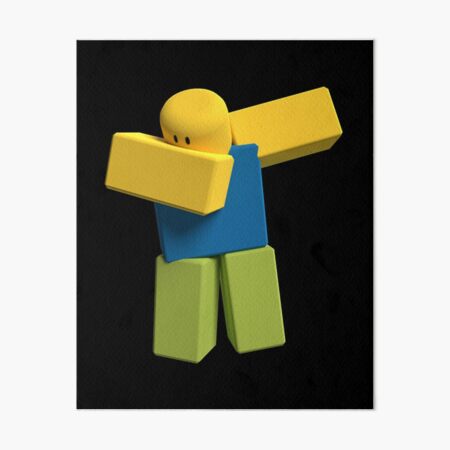 "Roblox Dabbing Dancing Dab Gaming Noob HQ 2020 Gift For Gamers" Art ...