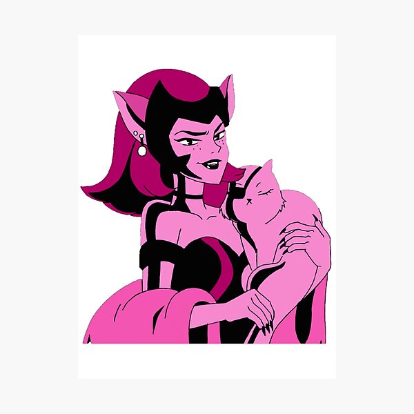 Lámina Fotográfica She Ra Catra Pretty En Rosa De Connorscrafts Redbubble