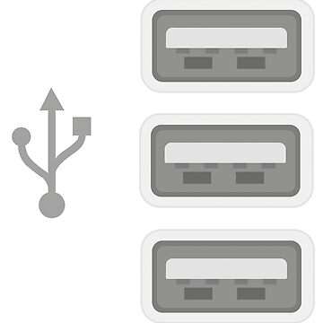 "USB Port" Sticker for Sale by eadingtonanne | Redbubble