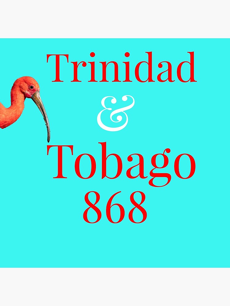  Area Code Collection Trinidad Tobago Poster For Sale By Nicky868