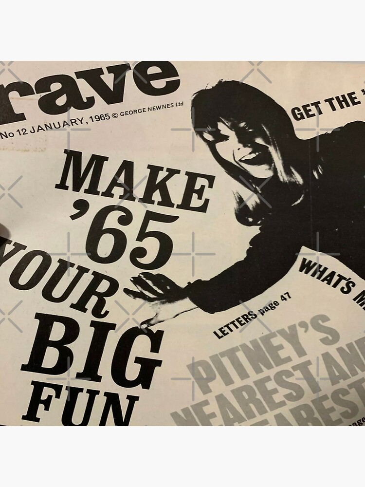 "Rave Party Time 1965 Retro Magazine" Poster for Sale by nikivine ...