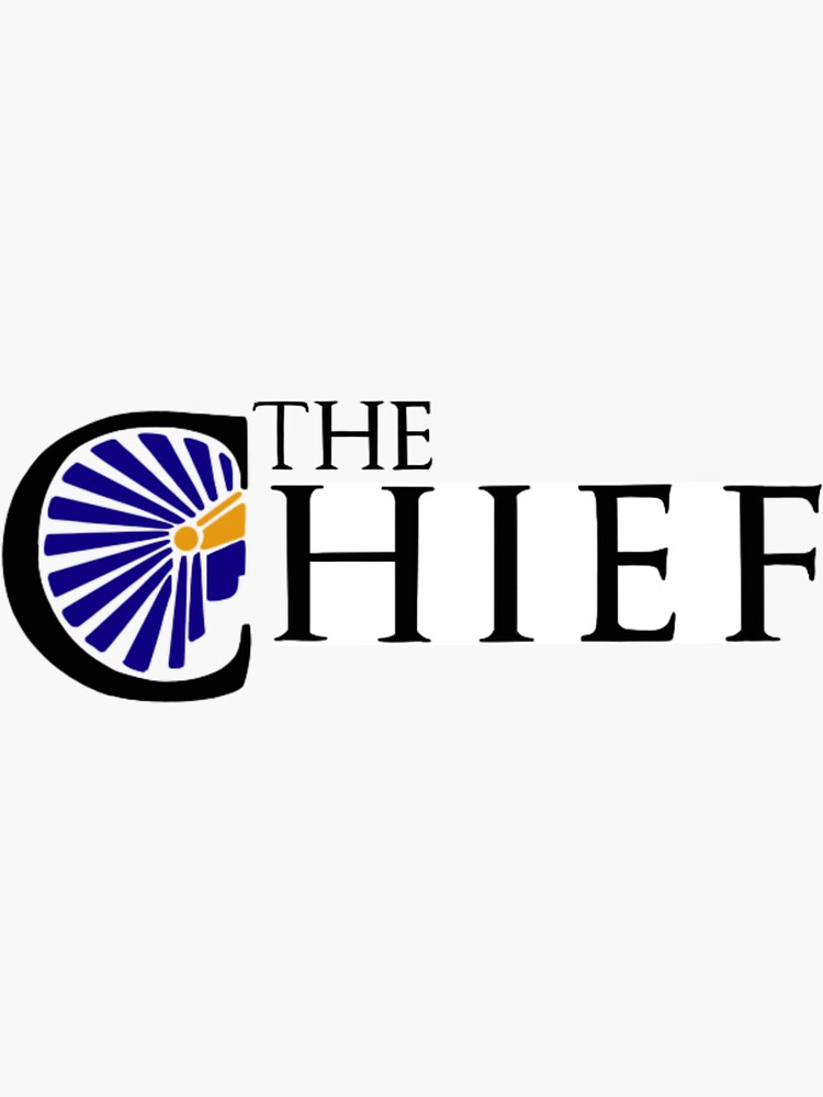 "The Chief Newspaper" Sticker for Sale by uhlivea | Redbubble