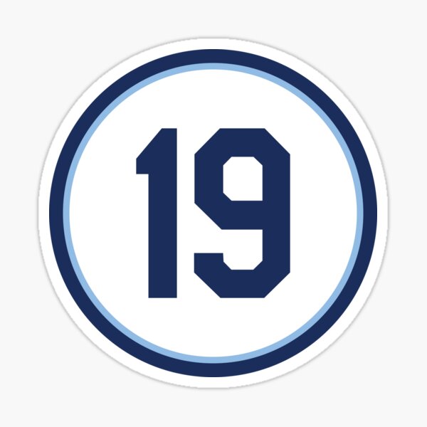 "Scott Kazmir #19 Jersey Number" Sticker for Sale by StickBall | Redbubble