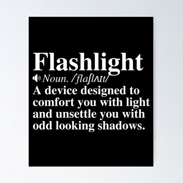 "Funny Flashlight Definition. Clever Quote About Electric Torches ...