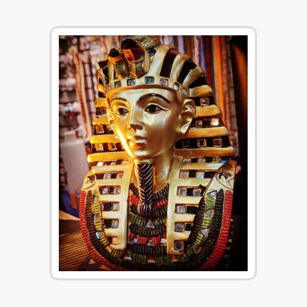 "Ancient Egypt King Tutankhamun" Sticker for Sale by Sarahi50 | Redbubble