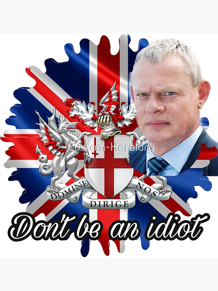 "Doc Martin " Art Print for Sale by Custom-Heraldry | Redbubble