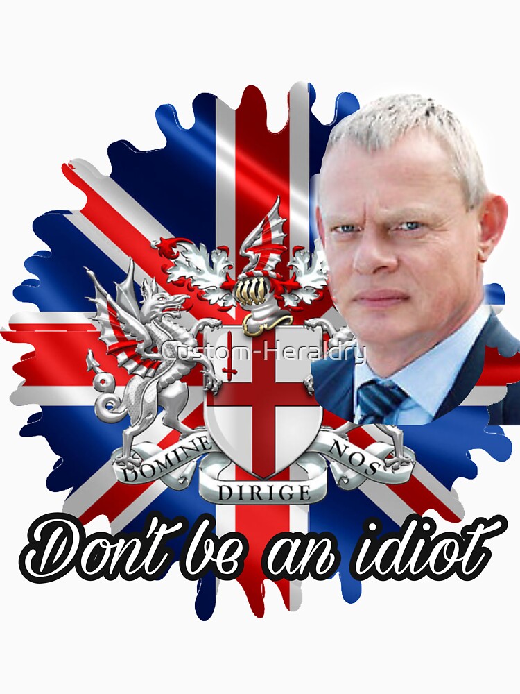 "Doc Martin " T-shirt for Sale by Custom-Heraldry | Redbubble | doc ...