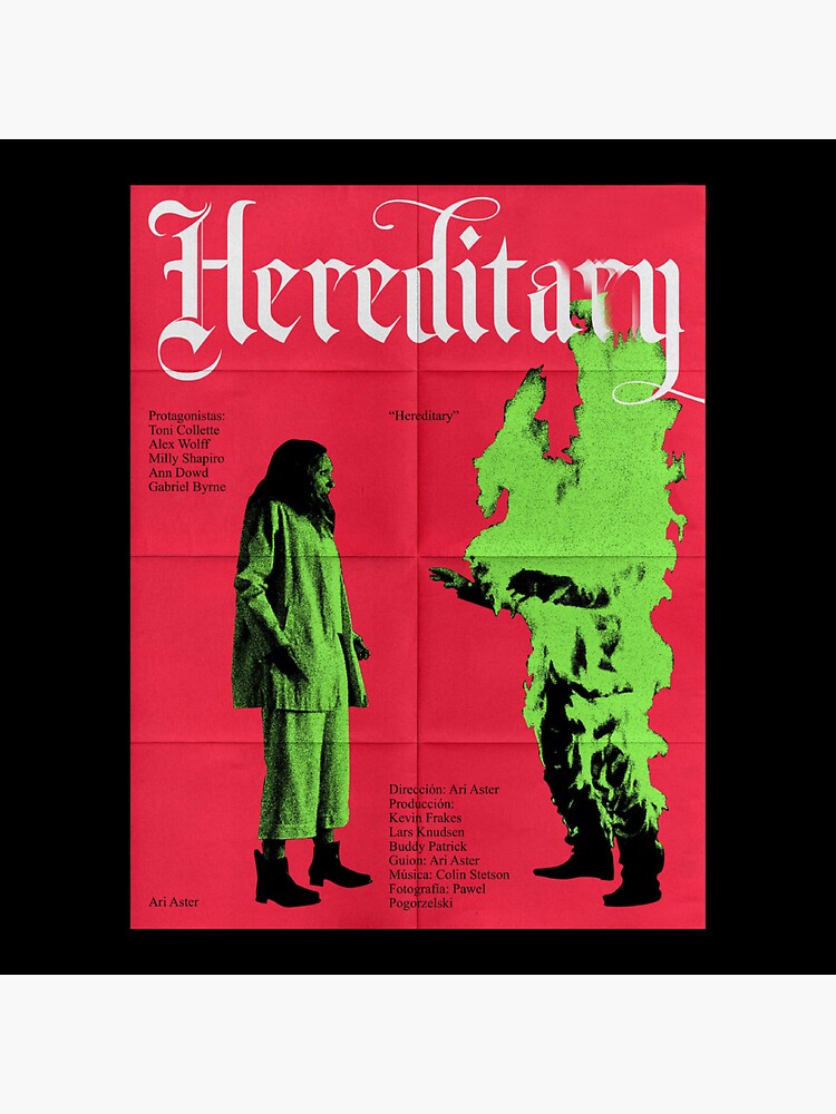 "HEREDITARY POSTER" Sticker by almalpz | Redbubble