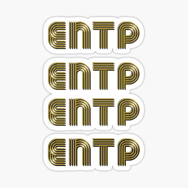"ENTP - Myers–Briggs Type Indicator" Sticker by CaughtInAStorm | Redbubble