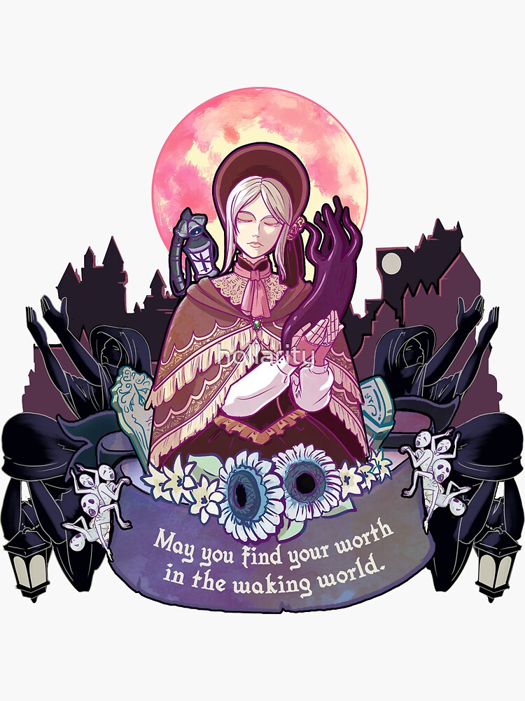 "Find Your Worth in the Waking World" Sticker for Sale by hollarity ...