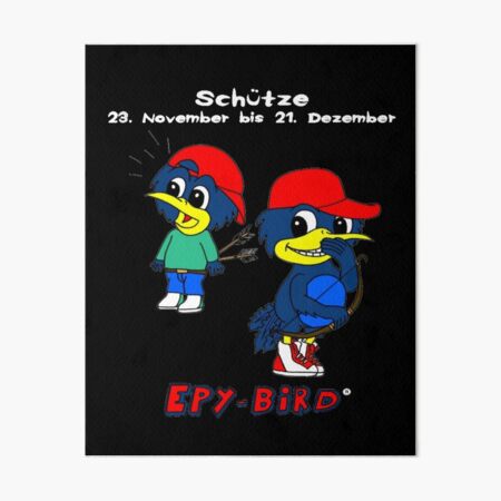 "Zodiac sign Sagittarius EPY-BIRD comic" Art Board Print for Sale by ...