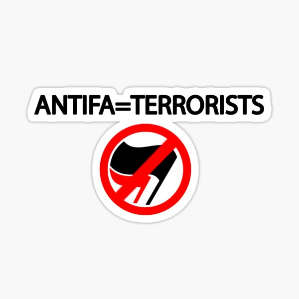 Sticker: Anti Antifa | Redbubble