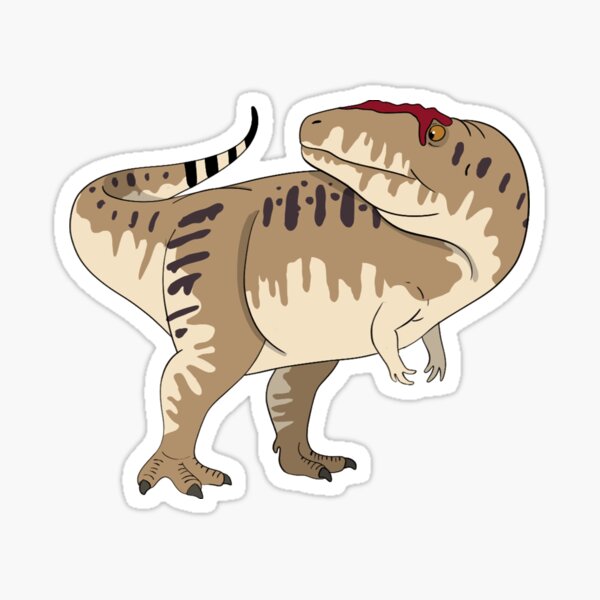 "'Giganotosaurus' Illustration" Sticker for Sale by luis-gonzalez ...