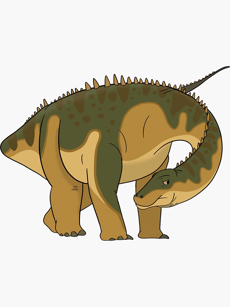 ""Nigersaurus" Illustration" Sticker for Sale by luis-gonzalez | Redbubble
