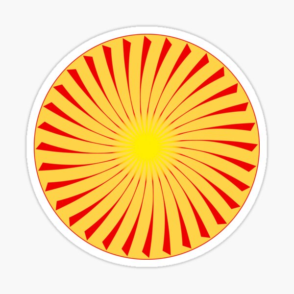 "Sun Rays" Sticker by wallacegarrison | Redbubble