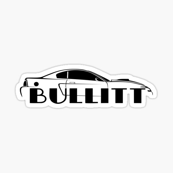 Mustang Bullitt Stickers | Redbubble
