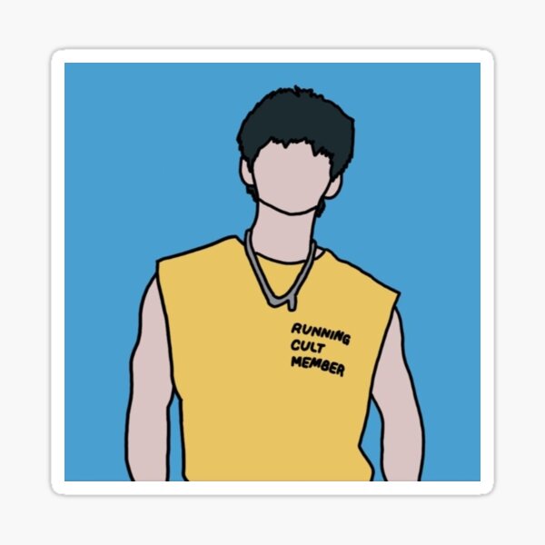 "joshua left & right running cult member" Sticker for Sale by ...