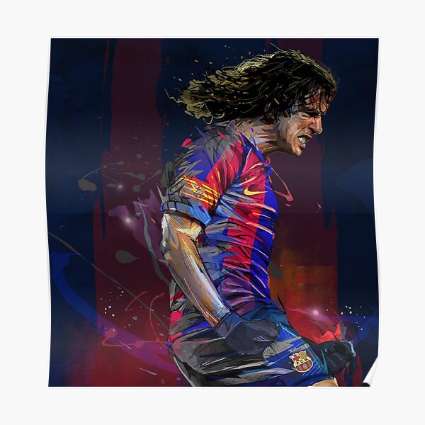 Póster «Carles Puyol i Saforcada Arte» de ragil | Redbubble