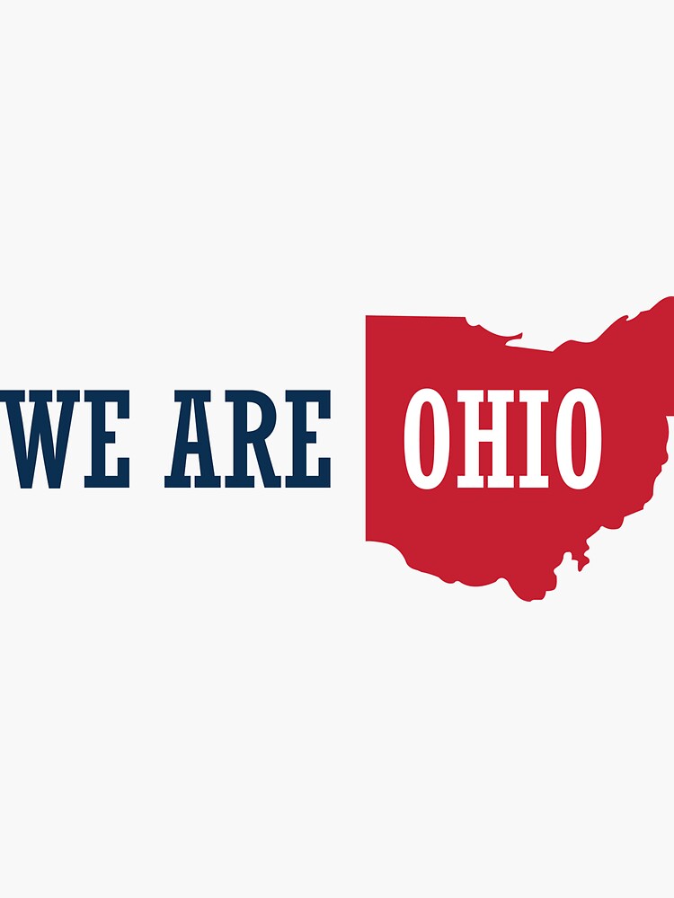 "We are Ohio" Sticker for Sale by RaRa-Design | Redbubble