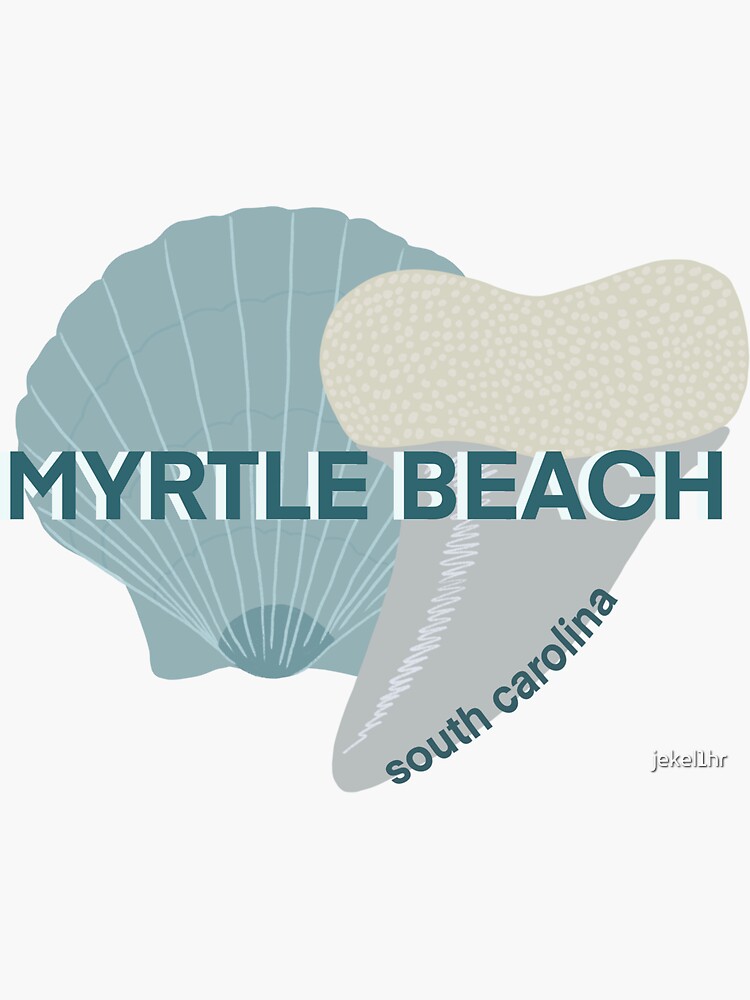 "Myrtle Beach - South Carolina" Sticker for Sale by jekel1hr | Redbubble