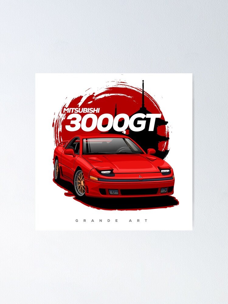 " 3000GT" Poster for Sale by -GrandeArt- | Redbubble