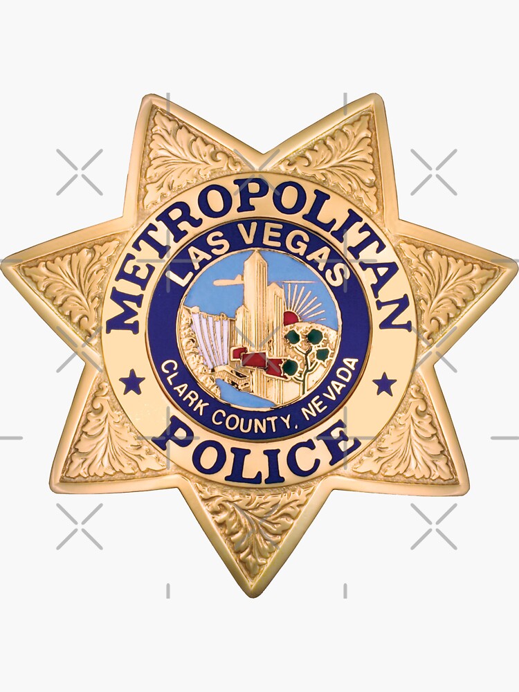 Las Vegas Metropolitan Police Department Lvmpd Badge Sticker For Sale