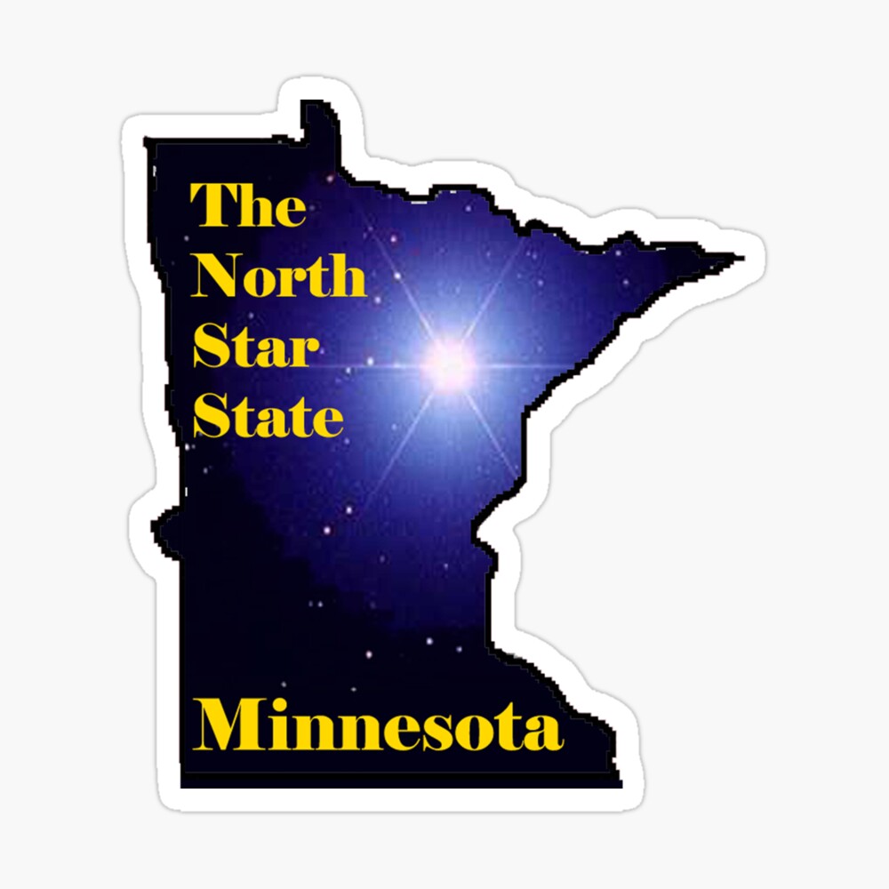 The North Star State Minnesota North Star Nickname Adult Cotton Long