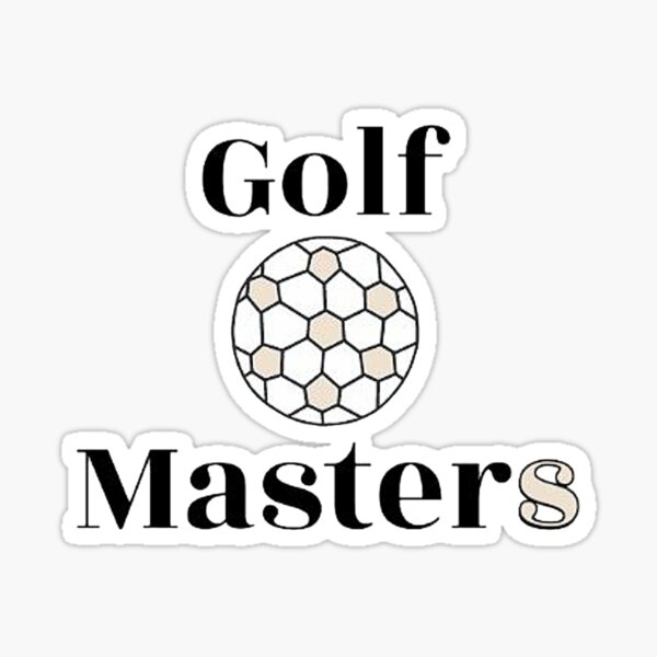 "Masters Golf Pga" Sticker by NancyArtDesigns | Redbubble