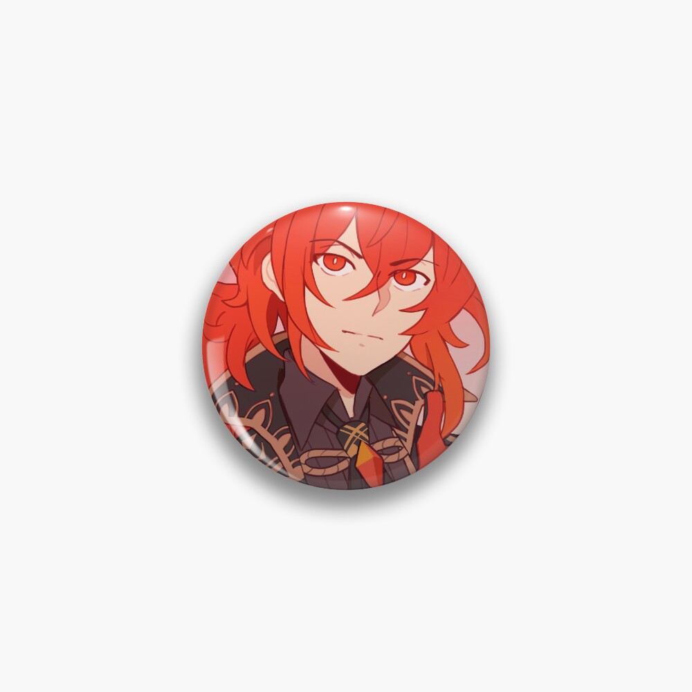 "Hot as Diluc ?" Sticker for Sale by damare | Redbubble