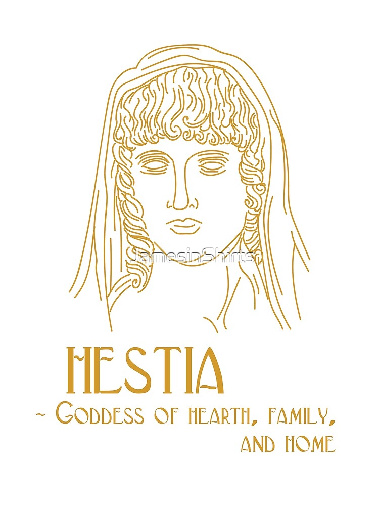 "The Greek Goddess Hestia" Poster by JamesinShirts | Redbubble