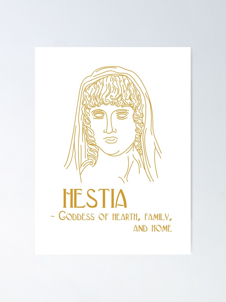 "The Greek Goddess Hestia" Poster by JamesinShirts | Redbubble
