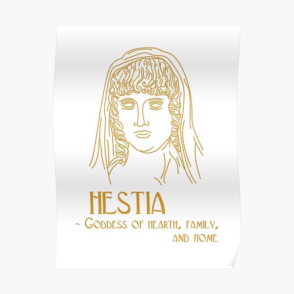 "The Greek Goddess Hestia" Poster by JamesinShirts | Redbubble