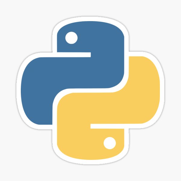 "Python Logo for Engineers & Software Developers" Sticker for Sale by ...