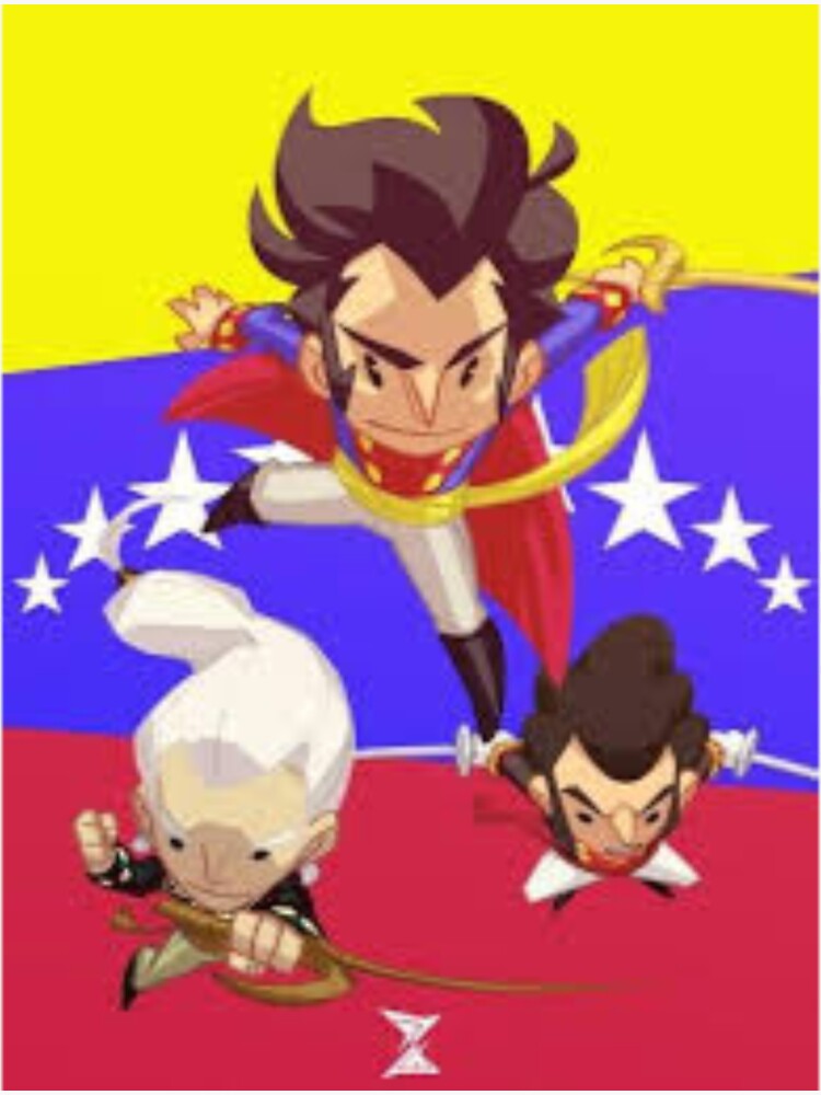"Simon bolivar animated" Sticker by dropshop- | Redbubble