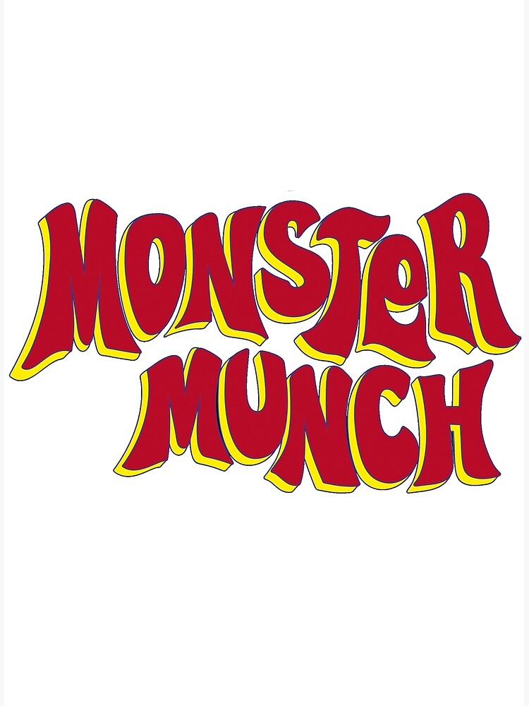 "Monster Munch Logo" Poster for Sale by ForTheTrap | Redbubble