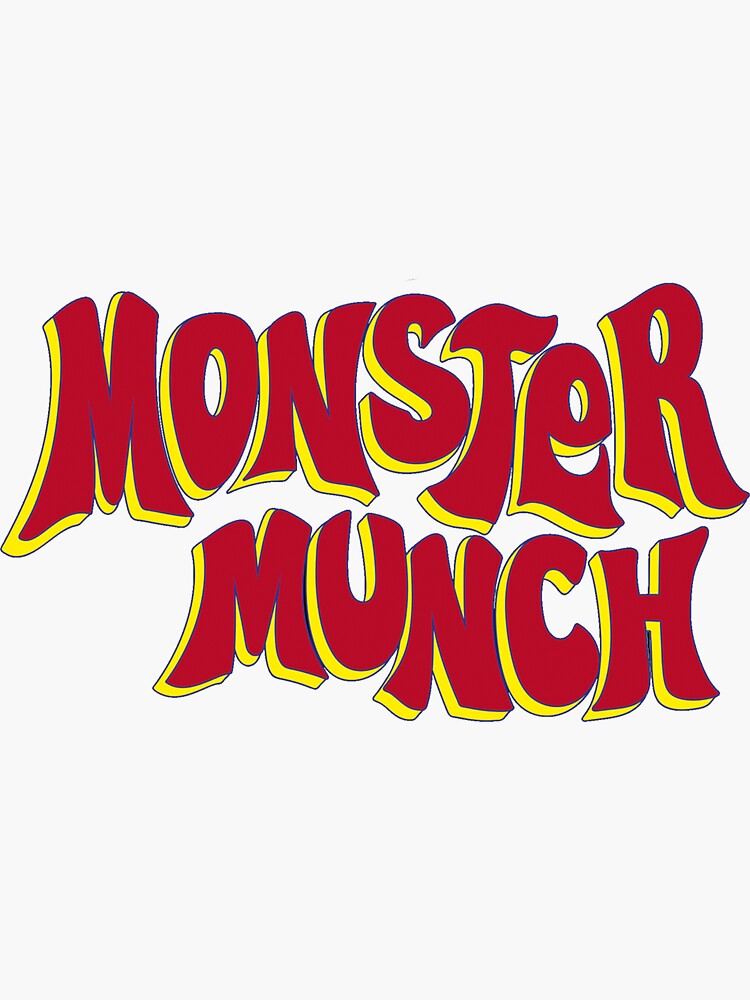 "Monster Munch Logo" Sticker for Sale by ForTheTrap | Redbubble