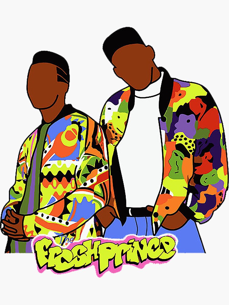 "fresh prince" Sticker for Sale by kopihitamstudio | Redbubble